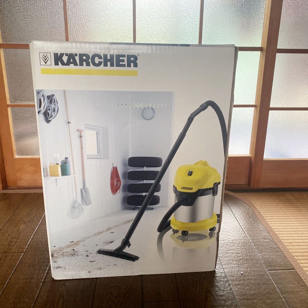 【未使用】 【未使用】ケルヒャー Karcher 乾湿両用クリーナー バキュームクリーナー 掃除機 Wd3 310m の落札情報詳細