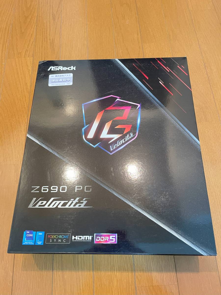 【未使用に近い】動作確認済み ASRock Z690 PG Velocita DDR5 Intel LGA 1700 12世代 13世代 ...