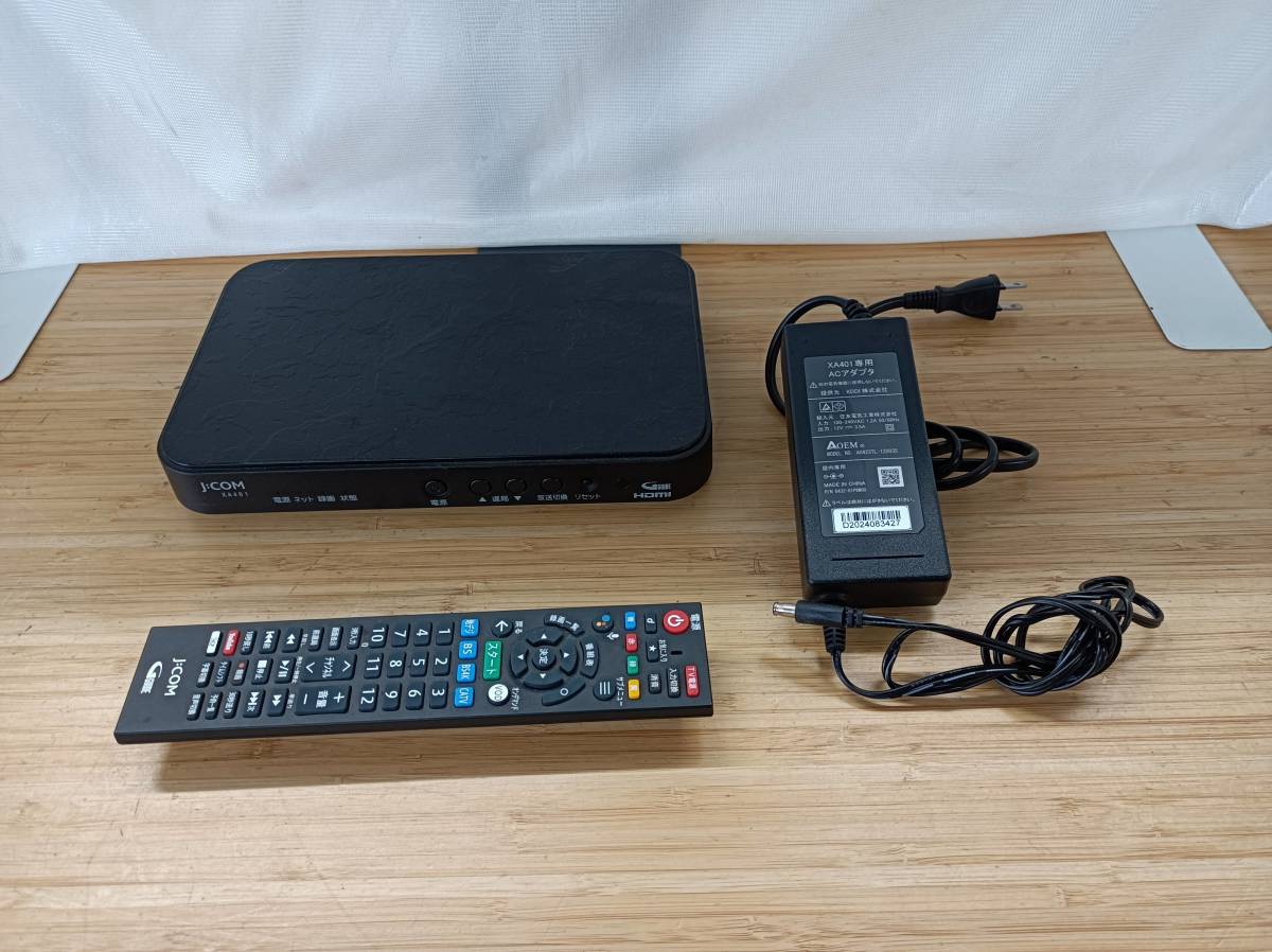 【やや傷や汚れあり】QAZ11602★J:COM ジェイコム LINK XA401 CATV チューナー BS4K 3チューナー セットトップボックス Android TV リモコン付属の落札 ...