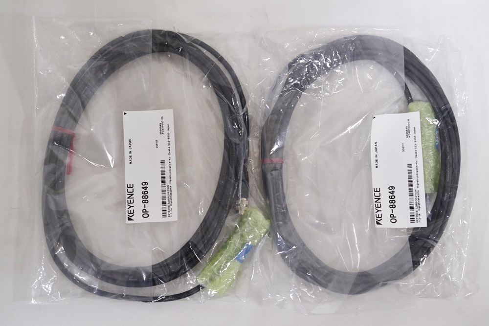 【未使用】 未使用！キーエンス IV3用センサヘッドケーブル OP-88649 ×2個セットの落札情報詳細 - Yahoo!オークション落札 ...