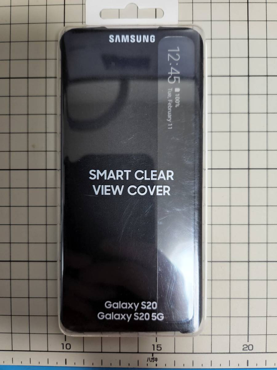 【未使用】海外版 SAMSUNG GALAXY S20 SMART CLEAR VIEW COVER 黒 SC-51A SCG01 未使用品2 ...