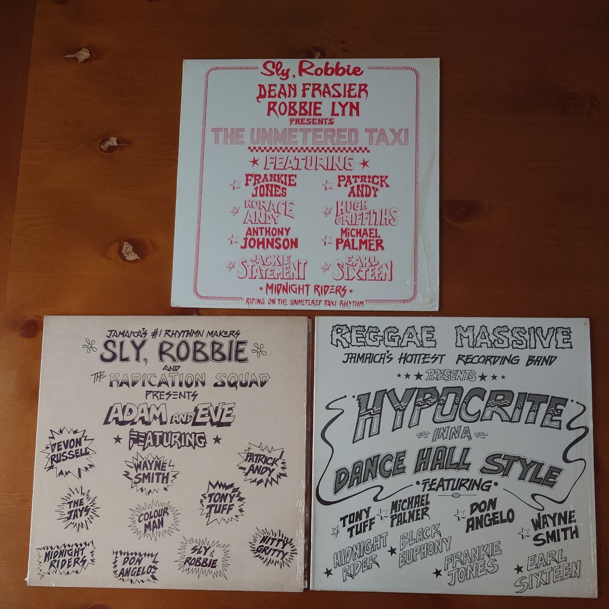 【目立った傷や汚れなし】LP 3枚セット Various / Sly, Robbie, Dean Frasier & Robbie Lyn ...