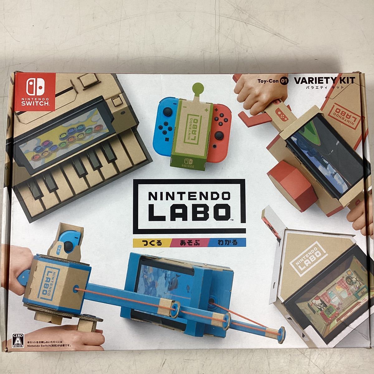 【未使用】o8134 Nintendo Labo Toy-Con 01 VARIETY KIT 未組立 ニンテンドーラボ キット Switch ...
