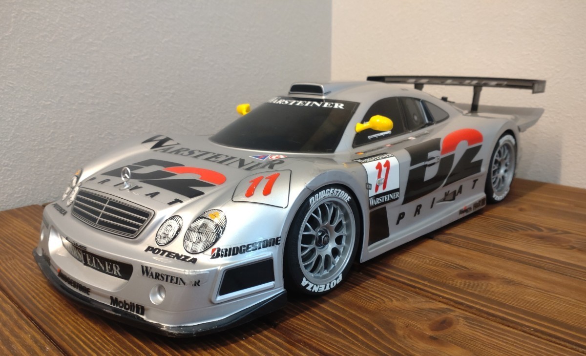 【目立った傷や汚れなし】送料無料 限定 再販 絶版 希少 タミヤ メルセデス ベンツ CLK GTR 1997 ボディ TA TB 05 06 07 08 TT 01 02 TRF ツーリング ...