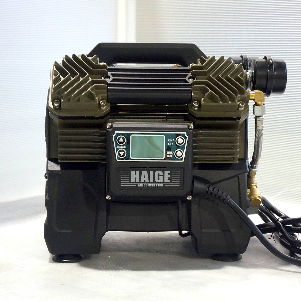 【目立った傷や汚れなし】【1円】HAIGE エアーコンプレッサー HG-DC992 100V 0.8Lタンク ハイガー産業 通電動作確認済の落札情報詳細 - Yahoo!オークション落札価格 ...