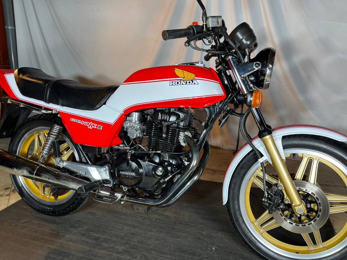 【やや傷や汚れあり】CB400N 中部限定カラー!! 6速バブ!! ウラコム! ホンダ HONDA エンジン実働 動画あり 旧車絶版車 CB250N CB250T CB400T スーパーホーク ...