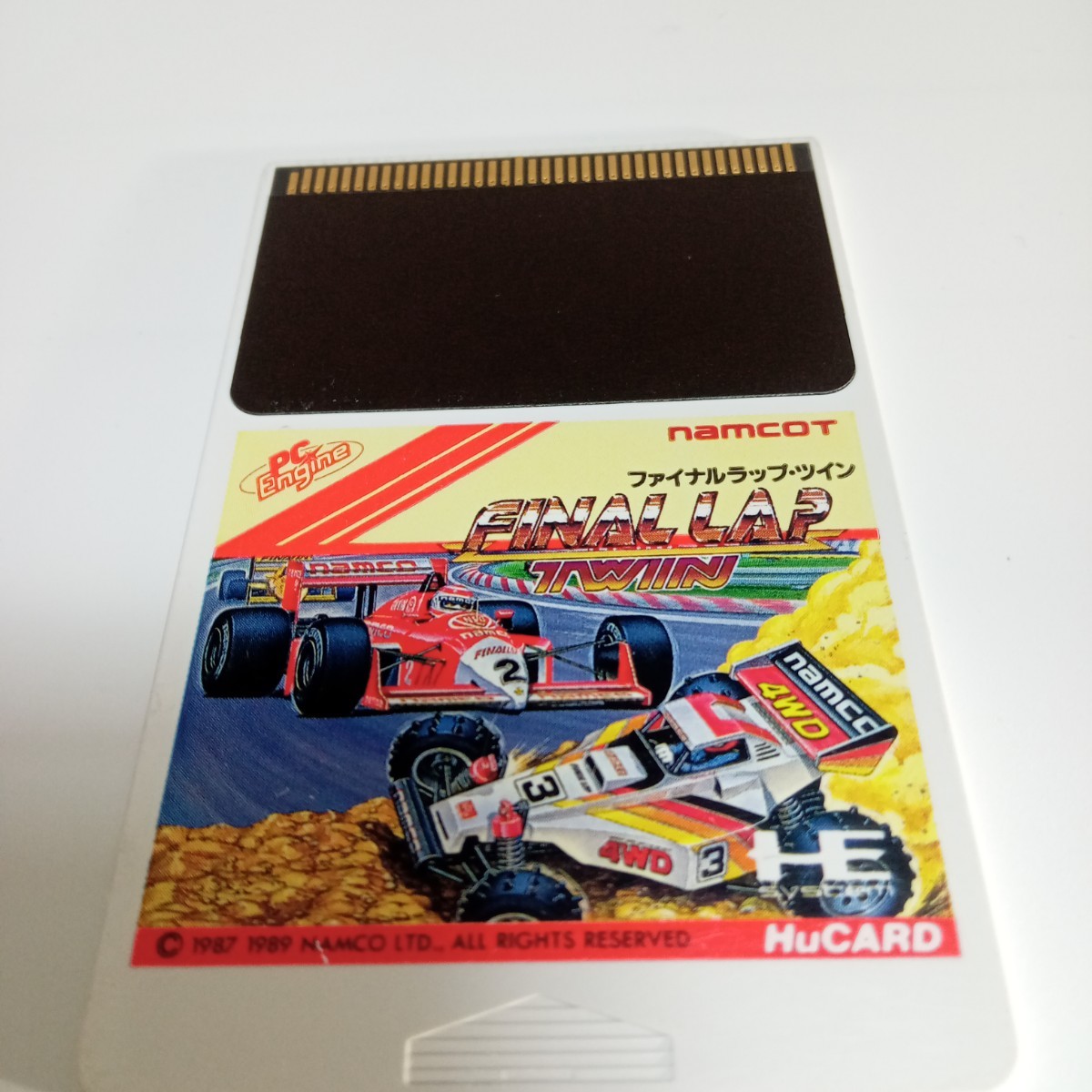 【傷や汚れあり】1168 PCエンジン ファイナルラップツイン FINAL LAP TWIN HuCARD PC Engine namcotの ...