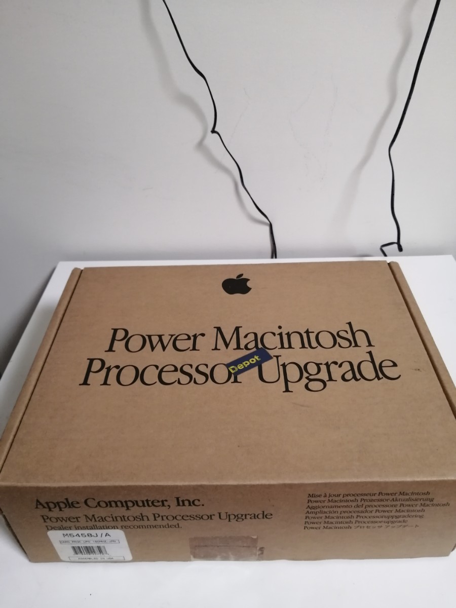 【傷や汚れあり】Apple Power Macintosh processor upgrade 未使用品を開封しますの落札情報詳細 - ヤフオク落札価格検索 オークフリー