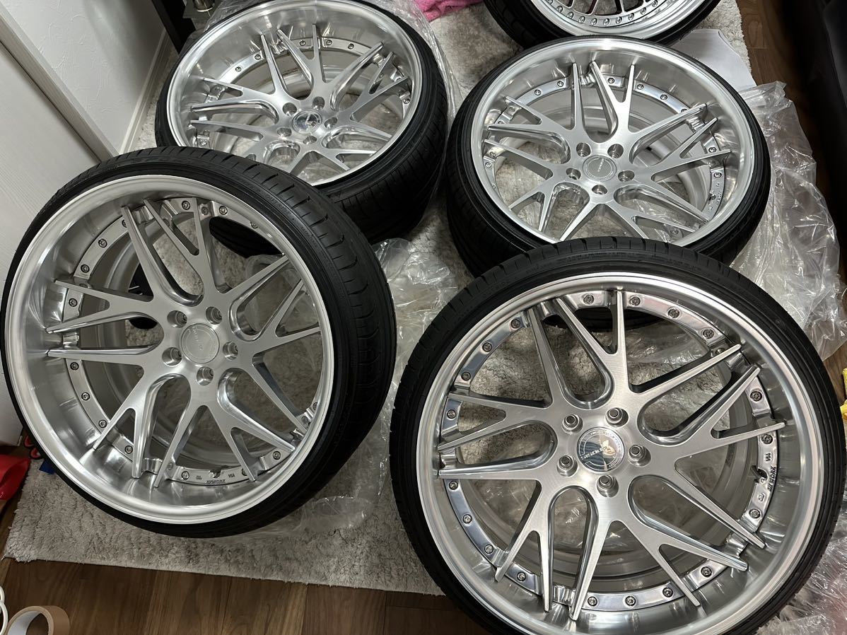 【未使用に近い】WORK グノーシス CVX 10J 10.5J 114.3 5H ホイール 20インチ 高級カラー ディープコンケイブの落札 ...