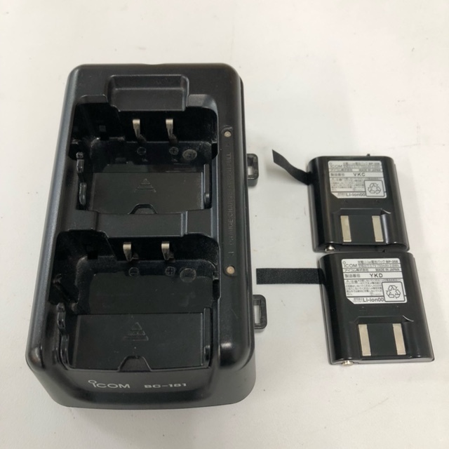 【やや傷や汚れあり】アイコム 充電器 BC-181 バッテリー BP-258 特定小電力用充電器 IC-4100 IC-4110 など ...