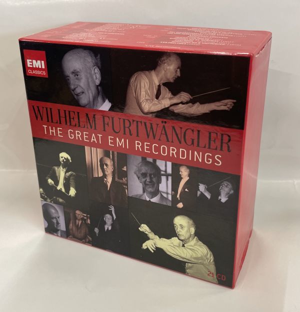 【傷や汚れあり】WILHELM FURTWANGLER THE GREAT EMI RECORDINGS 21枚組 CD ヴィルヘルム・フルトヴェングラー 曲集 ボックス BOX コレクション ...