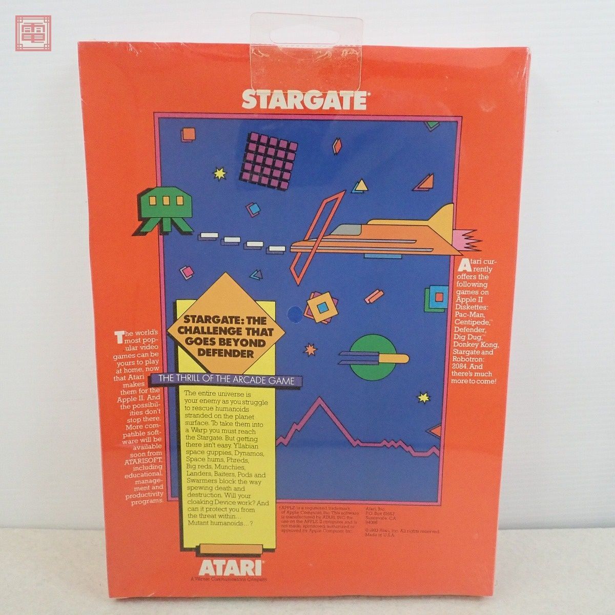 【未使用】未開封 Apple II 5インチFD スターゲート STARGATE アタリ ATARISOFT【20の落札情報詳細 - ヤフオク ...