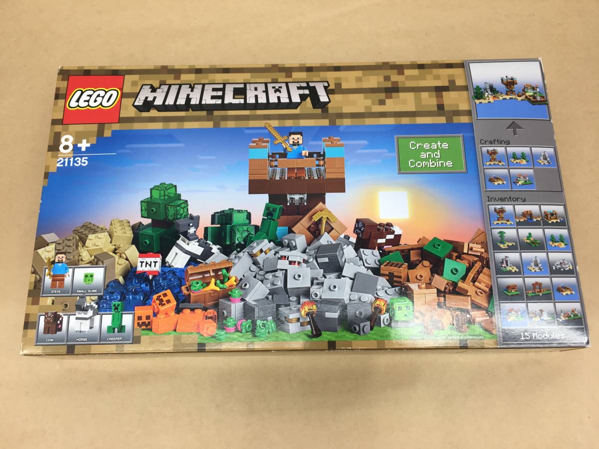 【やや傷や汚れあり】 【T271】未開封品 『LEGO マインクラフト 21135』 の落札情報詳細 - ヤフオク落札価格検索 オークフリー