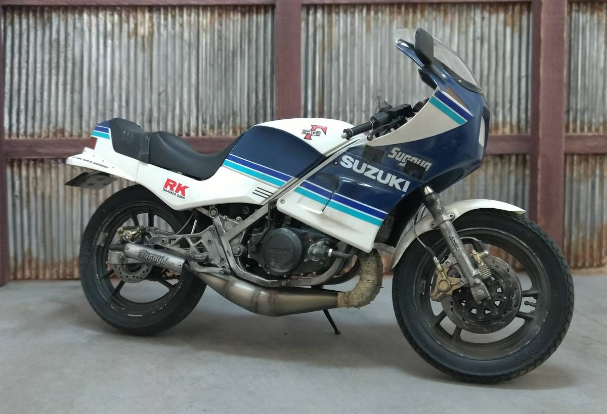 【目立った傷や汚れなし】タミヤ 1/12 スズキRG250ガンマ γ 峠走り屋仕様の落札情報詳細 - ヤフオク落札価格検索 オークフリー