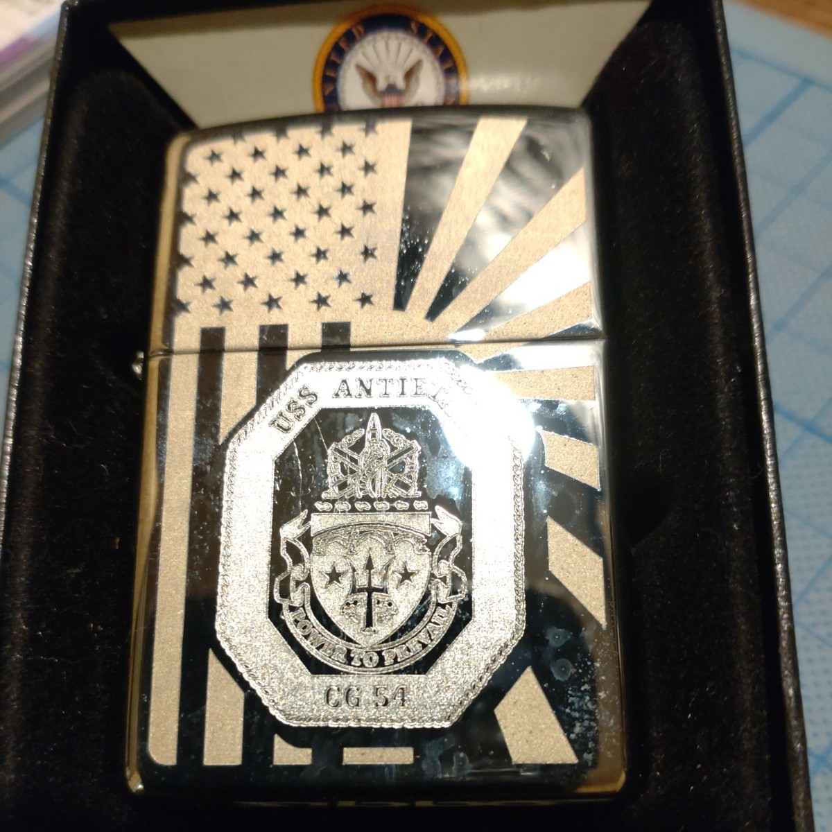 【未使用に近い】ZIPPO【未使用に近い】USS ANTIETAM CG54/アメリカ海軍巡洋艦／2022製／ケース付き／ネコポス発送の落札 ...