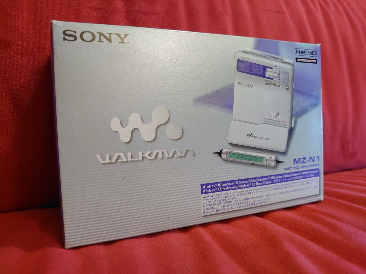 【目立った傷や汚れなし】【SONY】MZ-N1 NET MD MDLP WALKMAN PORTABLE MD RECORDER ソニー ...