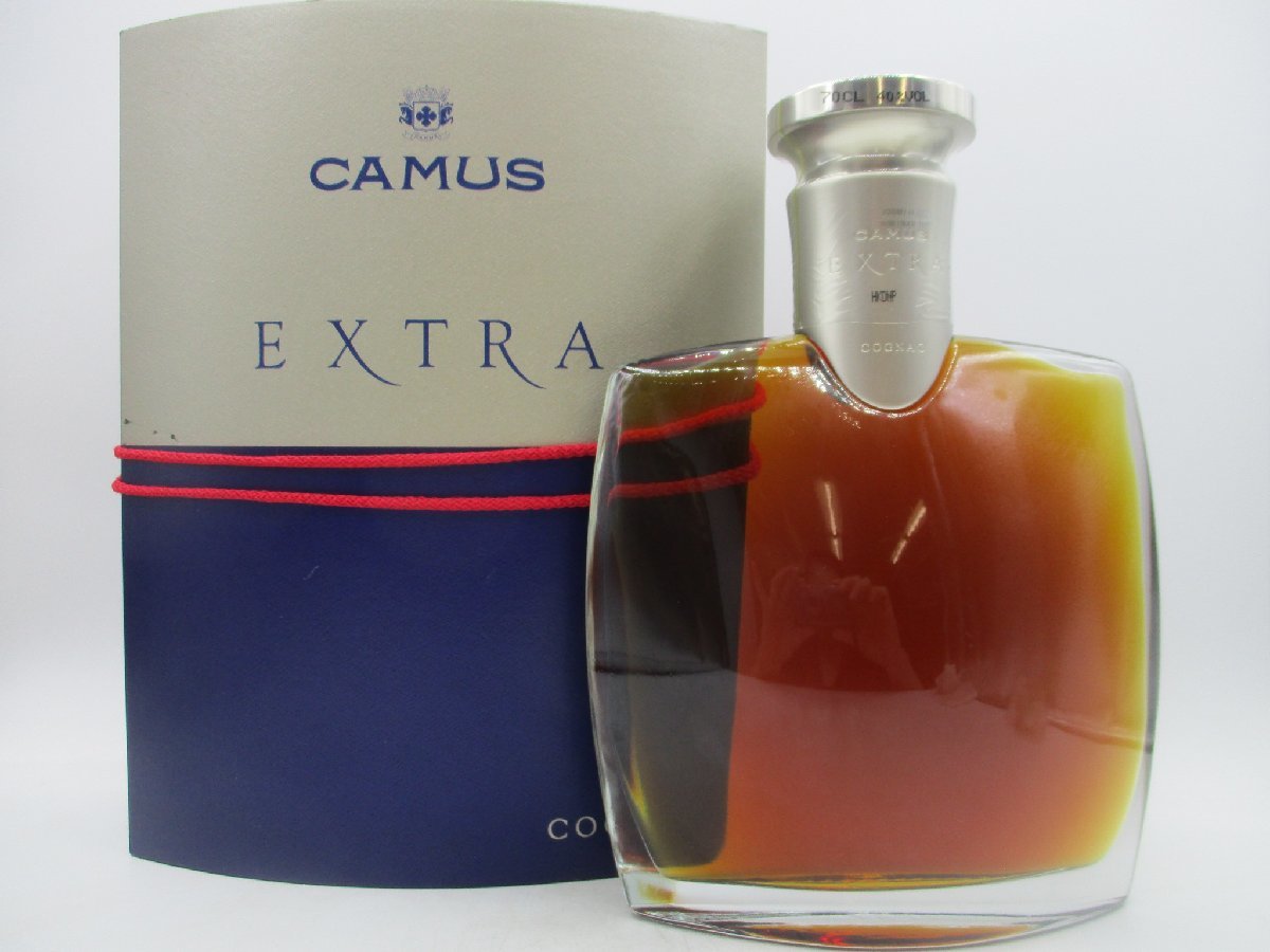 【目立った傷や汚れなし】CAMUS EXTRA カミュ エクストラ コニャック ブランデー 箱入 未開封 古酒 700ml 40％ P23924の落札情報詳細 - Yahoo!オークション落札 ...