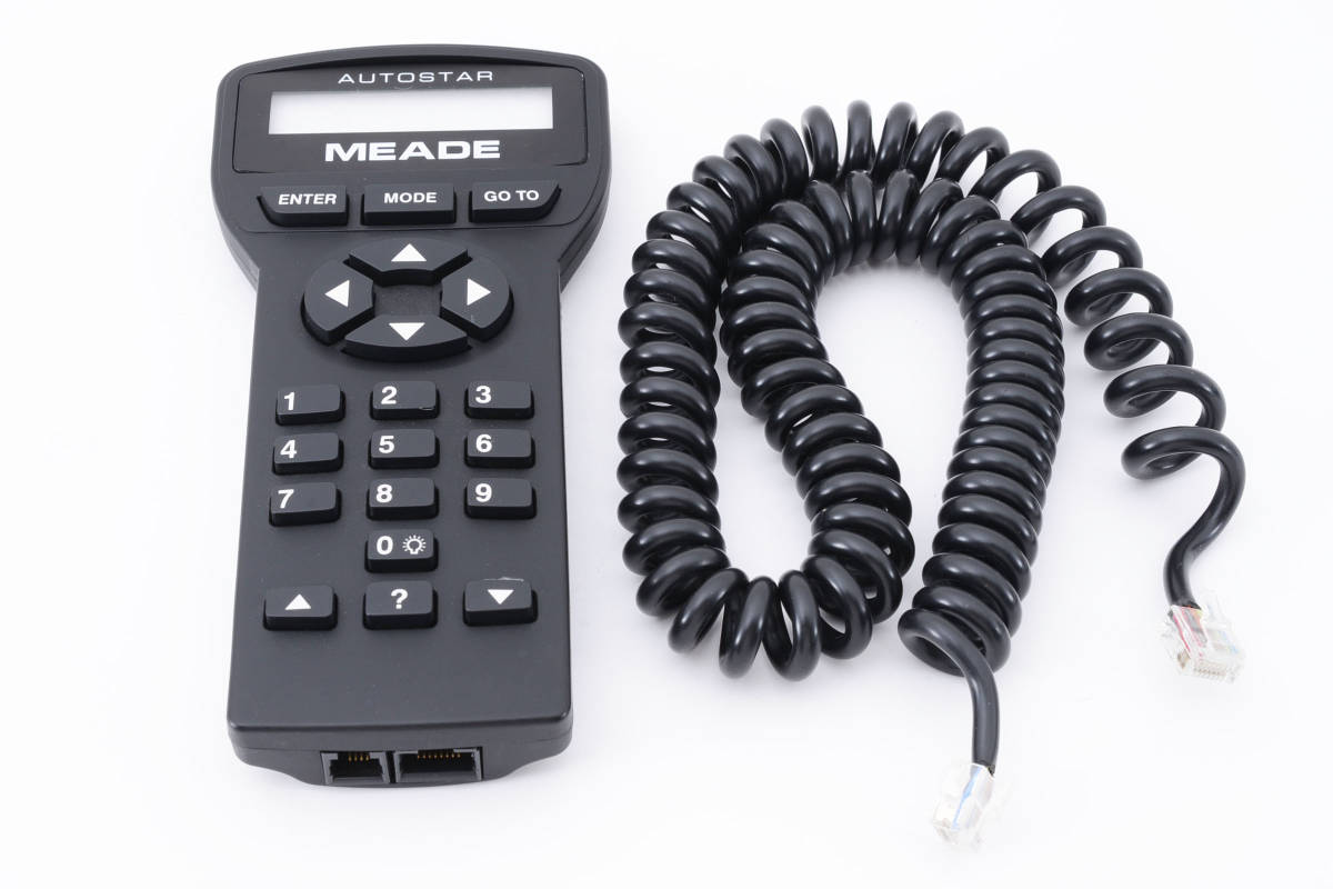 【目立った傷や汚れなし】MEADE ミード 天体望遠鏡用 コントローラー Autostar Computer Controller 現状品 ...