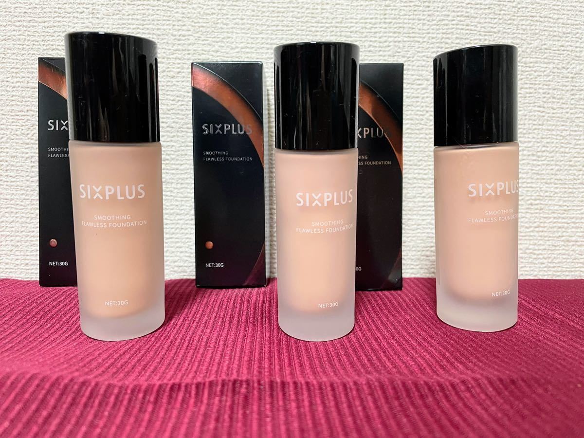 【未使用に近い】SIXPLUS スムージング フローレス リキッドファンデーション 30g 3色の落札情報詳細 - Yahoo!オークション落札価格検索 オークフリー