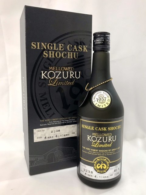 【傷や汚れあり】 東京都限定配送 【未開栓】MELLOWED KOZURU リミテッド 1957 小正醸造株式会社 シングルカスク焼酎 700ml 41%【送料別】TA1079の落札情報詳細 ...