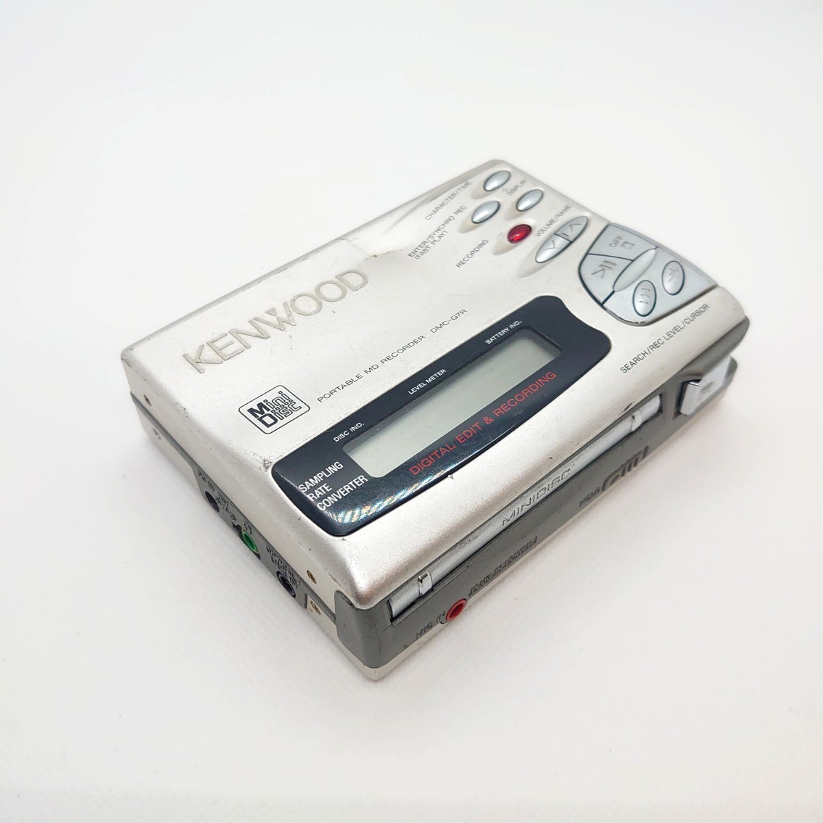【やや傷や汚れあり】ya 020 5【外観 動作 】 Kenwood Dmc G7r Portable Md Player Walkman