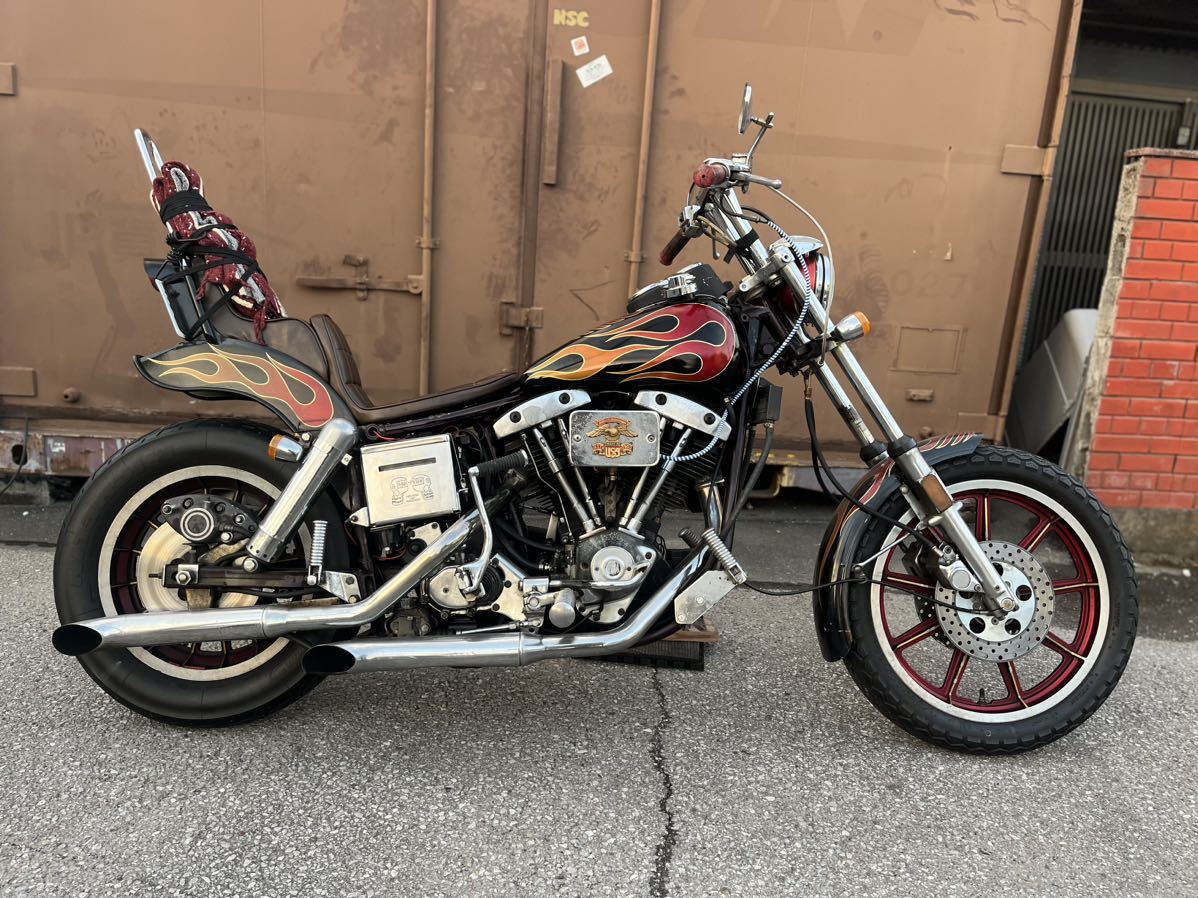 【傷や汚れあり】ハーレー クレイジーフランク 1978年式 ショベル FXS ローライダー チョッパー ヴィンテージの落札情報詳細 ...