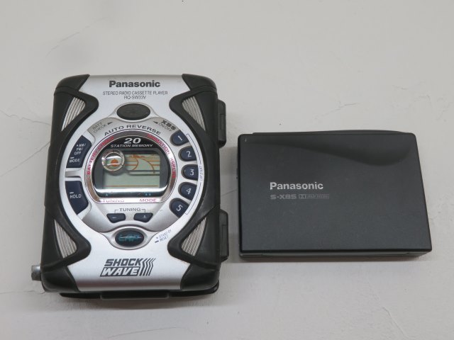 【傷や汚れあり】2台セット★Panasonic RQ-SW33V RQ-S33 カセットプレーヤー SHOCK WAVE パナソニック ...