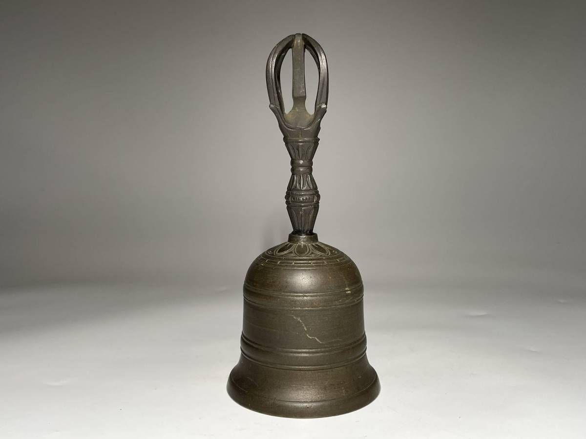 【目立った傷や汚れなし】【瑞】 時代 銅製 五鈷鈴 高16．5cm 重403g 密教法具 仏教美術の落札情報詳細 - ヤフオク落札価格検索 オークフリー