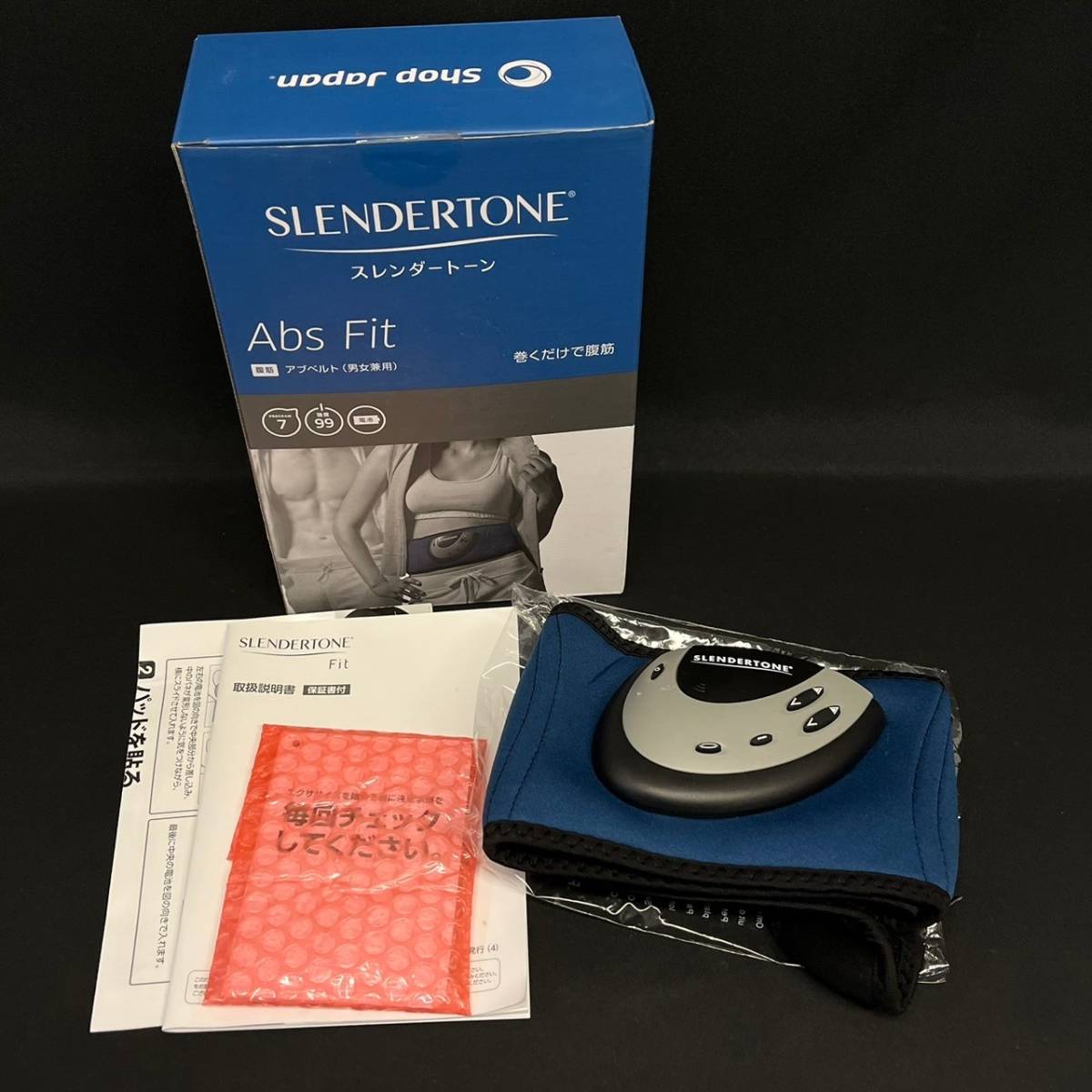 【目立った傷や汚れなし】BKd037I 60 ショップジャパン SLENDERTONE Abs Fit スレンダートーン アブス フィット ...