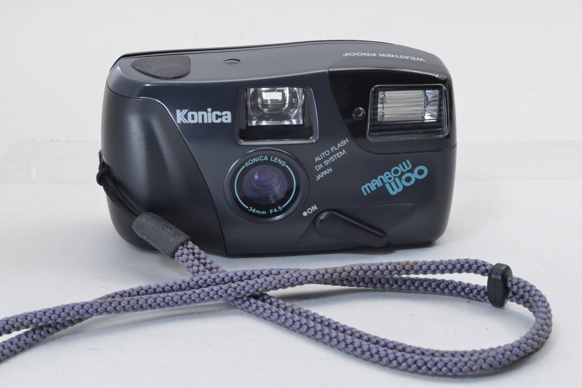 【やや傷や汚れあり】【ecoま】Konica MANBOW WOO no.2342701 防水 コンパクトフィルムカメラの落札情報詳細 ...
