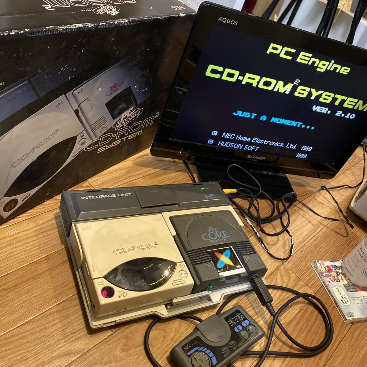 【目立った傷や汚れなし】【PC Engine】 CD-ROM SYSTEM PCエンジンの落札情報詳細 - ヤフオク落札価格検索 オークフリー