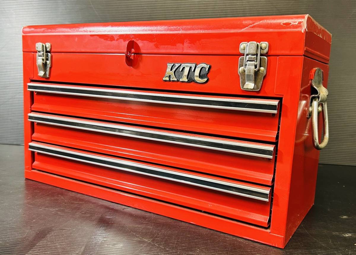 【目立った傷や汚れなし】吉舞333 KTC SKX0213 京都ツール ツールセット 工具 DIY レッド ツールボックス付き KYOTO TOOL.co.LTD 約20キロ 140サイズの ...