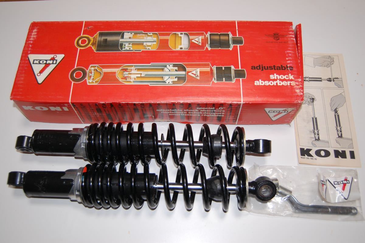 【未使用】当時物 NOS 新品KONI コニー 350mm Z1Z2 Z750RS 750SS H2 マッハ 500SS H1 Z900 KZ900 KZ1000MK2 Z400FX 76P ...