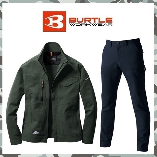作業服 BURTLE バートル 6071・ブルゾン 6083・シャツ 6086・パンツ クーガー色一式の落札情報詳細 - ヤフオク落札価格検索 オークフリー