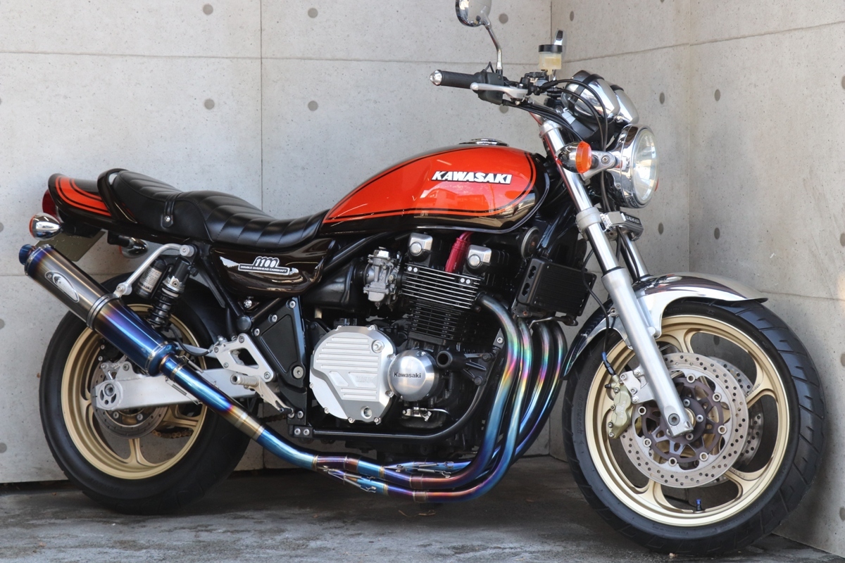 【目立った傷や汚れなし】横浜～ Kawasaki ゼファー1100 平成6年式 A2 Z2火の玉 キャンディブラウン/キャンディオレンジ カスタム 車検付の落札情報詳細 - Yahoo ...