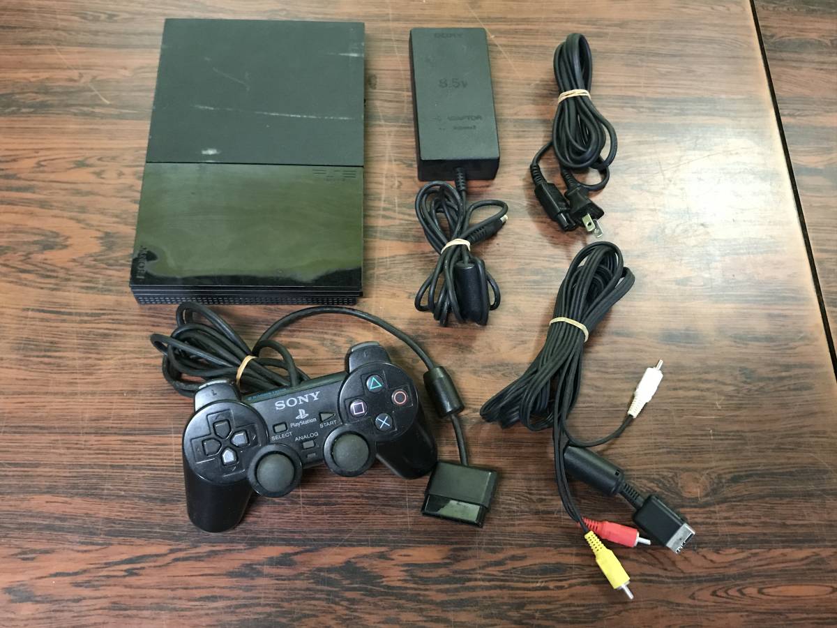 【やや傷や汚れあり】SONY PlayStation2 PS2 Slim Black console SCPH-90000 CB ...