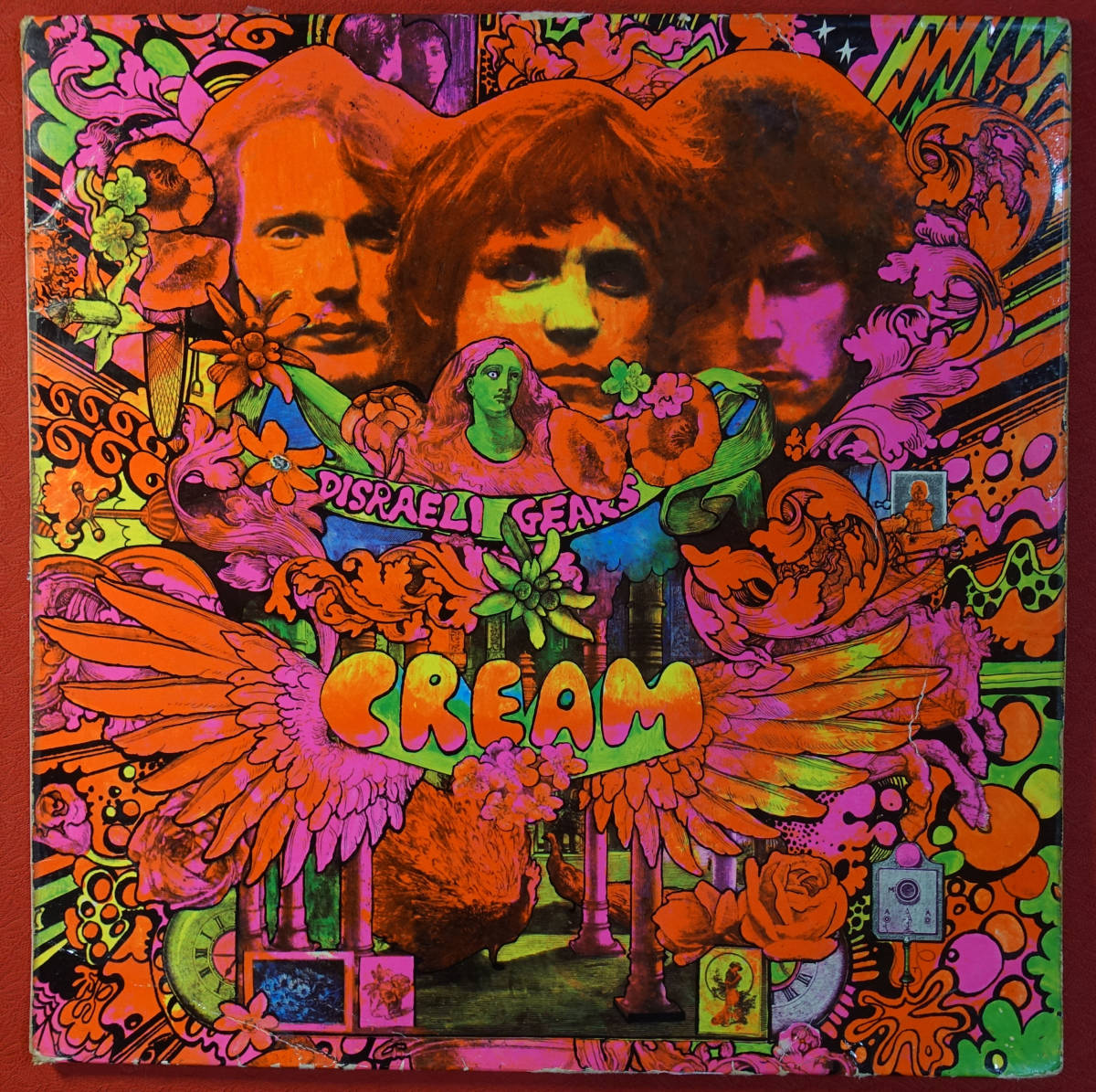 【やや傷や汚れあり】UK Original 初回 reaction 594003 Disraeli Gears / CREAM MAT: A1/B1の落札情報詳細 - Yahoo!オークション ...