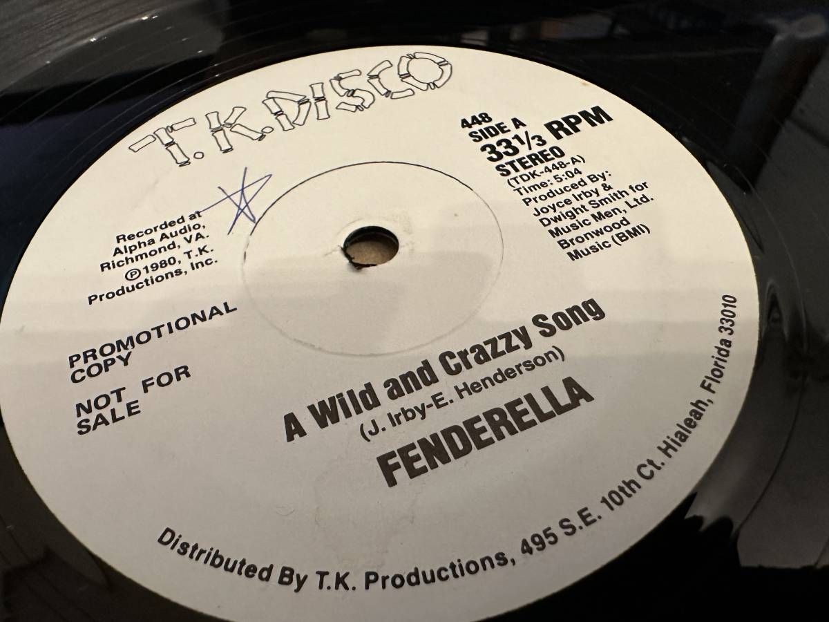 【傷や汚れあり】12”★Fenderella / A Wild And Crazzy Song / ラッピン・ディスコ！の落札情報詳細 ...