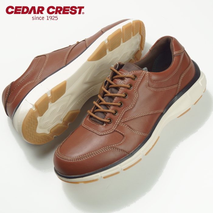【未使用】【未使用】セダークレスト CEDAR CREST《防水設計》軽量・クッション 上質本革 メンズ ウォーキング シューズ 茶 26.5cmの落札情報詳細 - ヤフオク落札価格検索 オークフリー