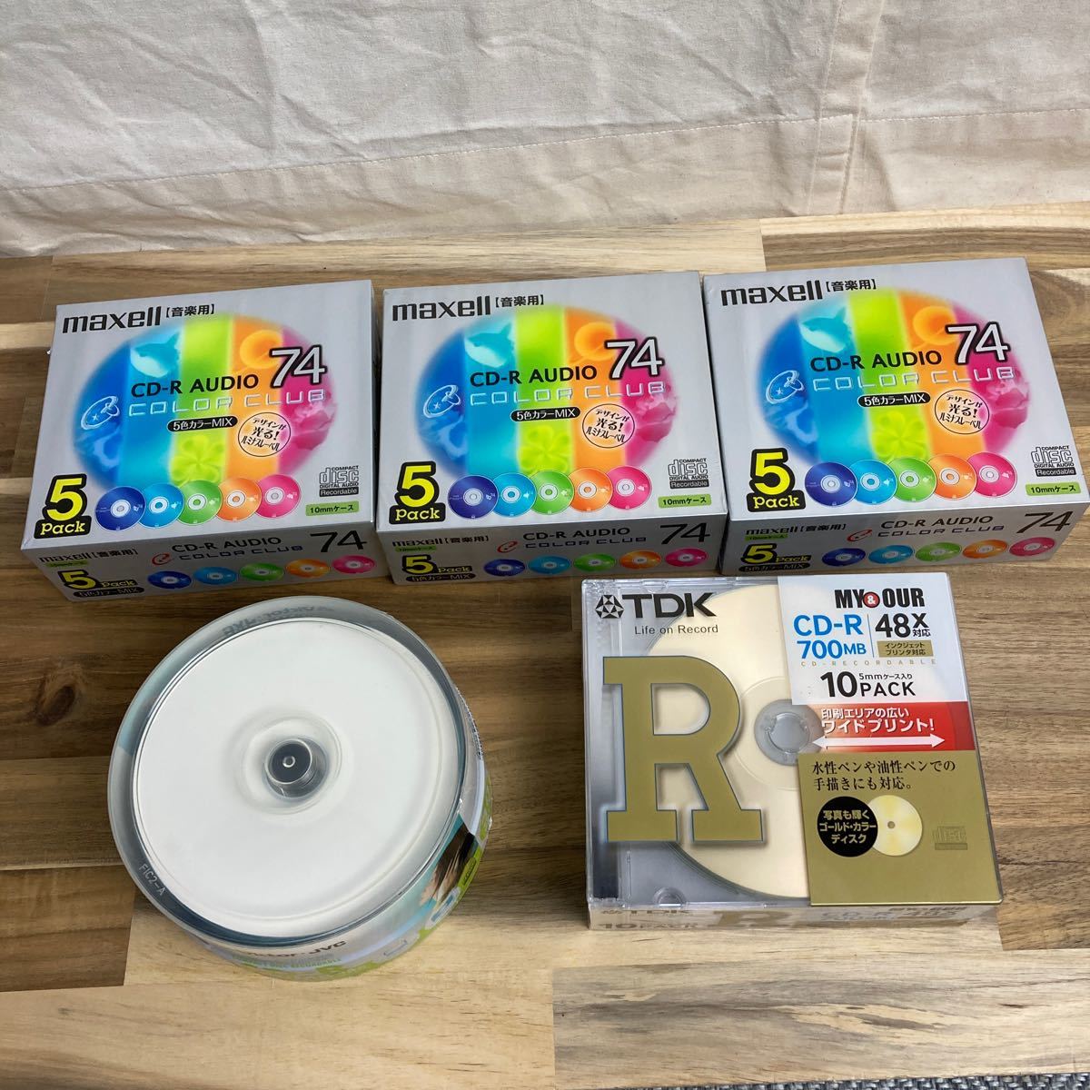 【未使用】【送料無料】音楽用/データ用CD-R 計55枚セット/Victor TDK maxell/CD-R80SPF30の落札情報詳細 - ヤフオク落札価格検索 オークフリー