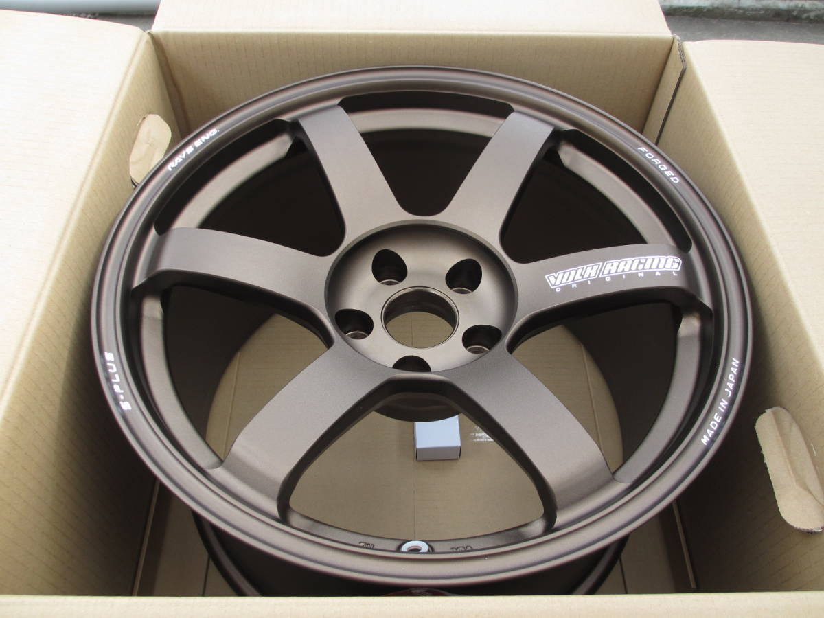【未使用】★即納！！ 未使用新品！ TE37 SAGA S-Plus 18×10.5J+15 ブロンズ 4本 FACE-4 RAYS 鍛造 ...