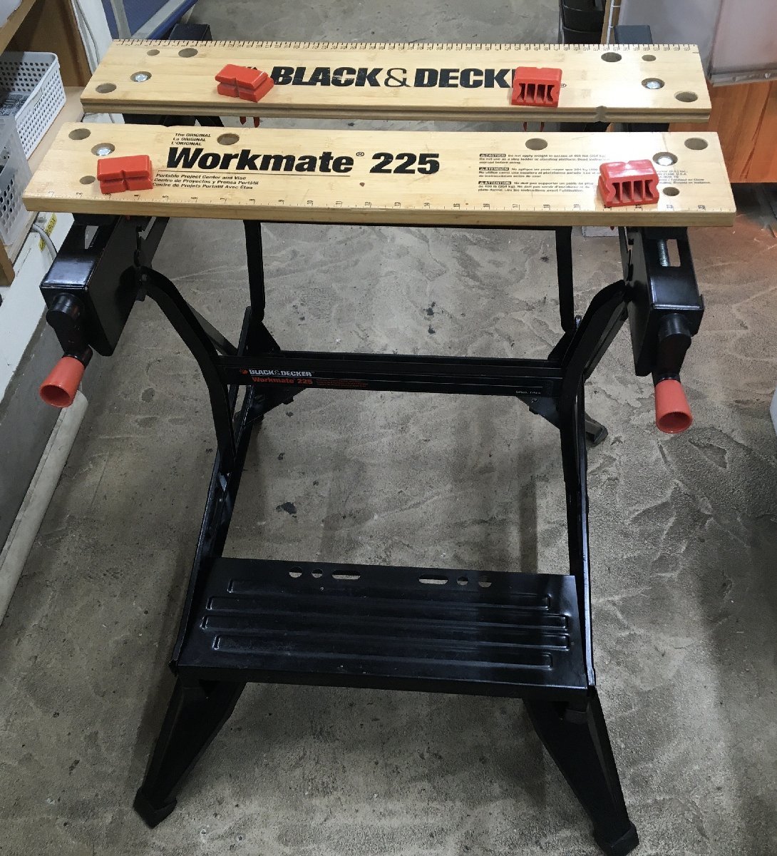 【傷や汚れあり】【送料着払い（有料）】【中古品】ブラックアンドデッカー 作業台 BD Workmate 225 Portble Proj ...