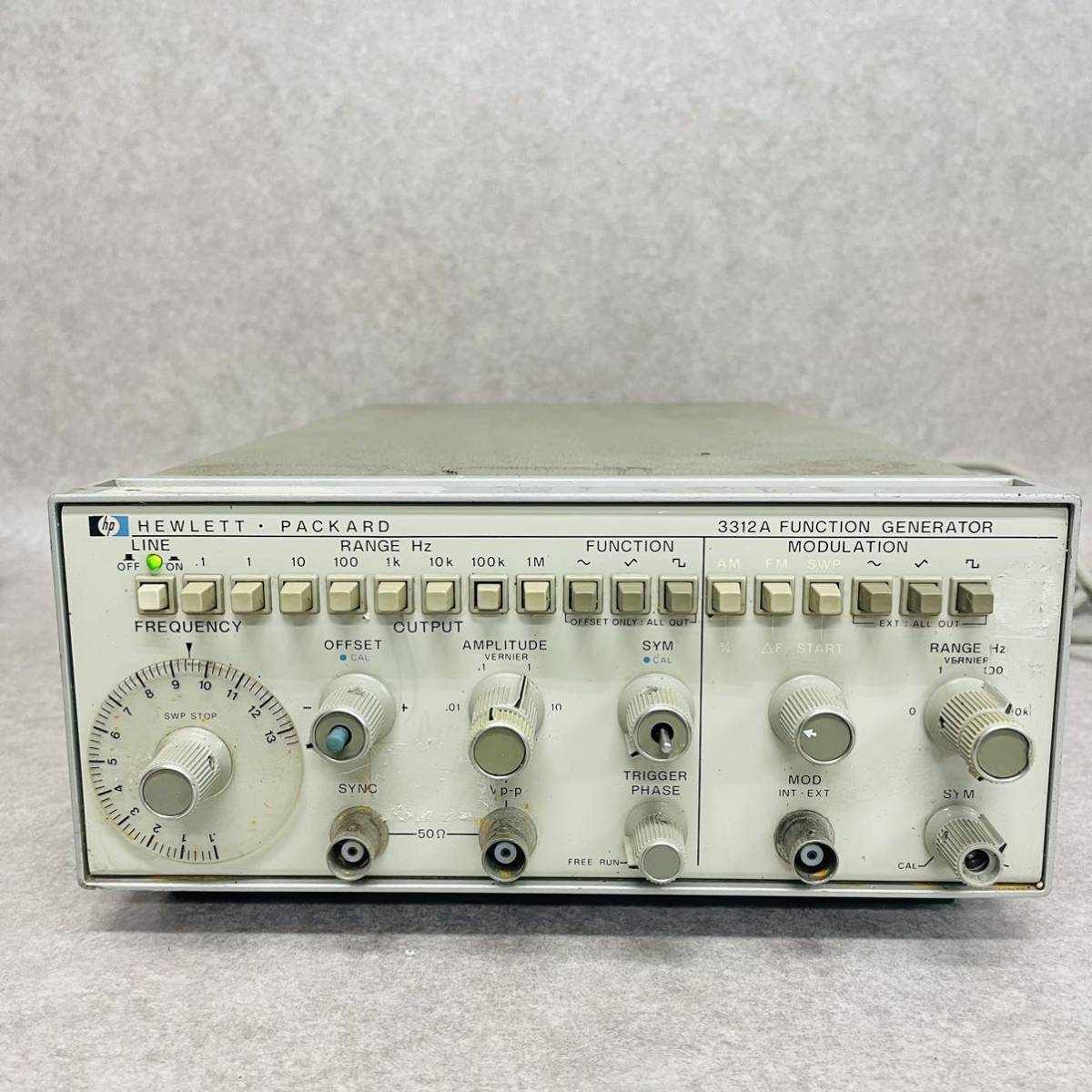 【傷や汚れあり】C2017）HP 3312A 13MHz ファンクションジェネレータの落札情報詳細 - ヤフオク落札価格検索 オークフリー