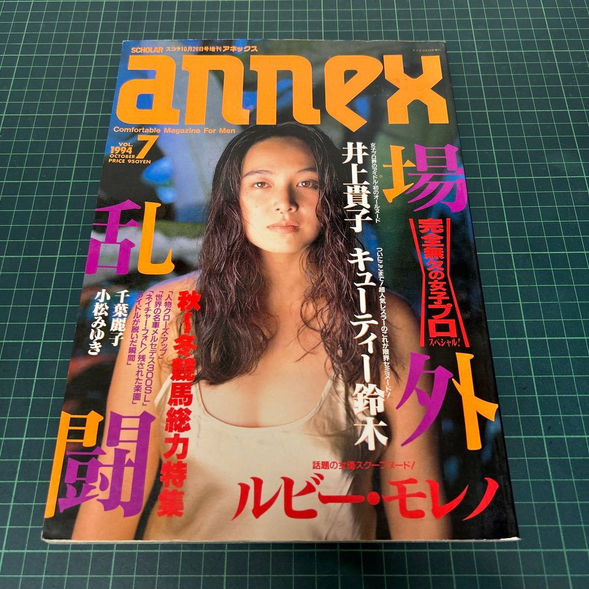 【傷や汚れあり】スコラ 増刊 ANNEX 1994年10月号 キューティー鈴木 井上貴子 千葉麗子 小松みゆき ルビー・モレノ ビワハヤヒデ ナリタブライアンの落札情報詳細 - Yahoo ...