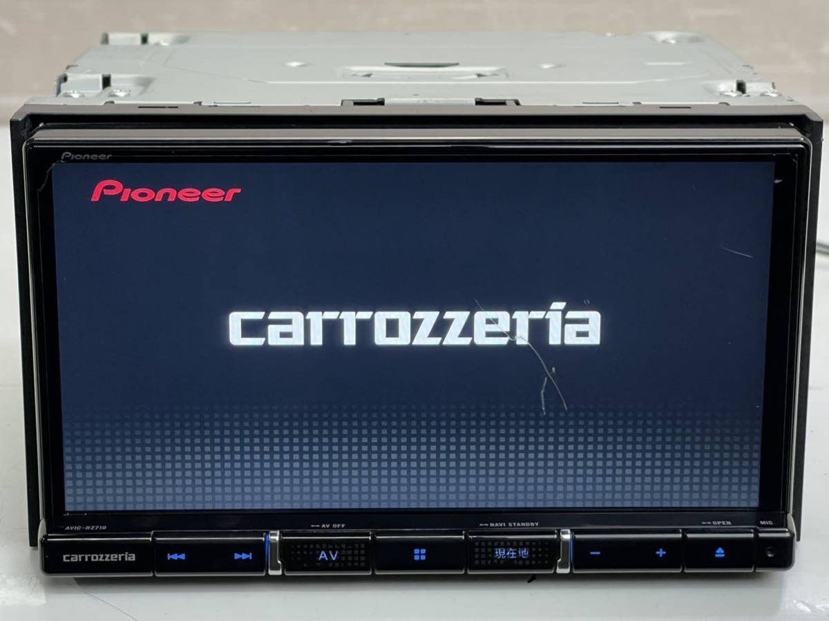 【目立った傷や汚れなし】Carrozzeria カロッツェリア AVIC-RZ710 メモリーナビ フルセグTV/Bluetooth/CD/DVD/USB/SD/ipod-iPhone ...