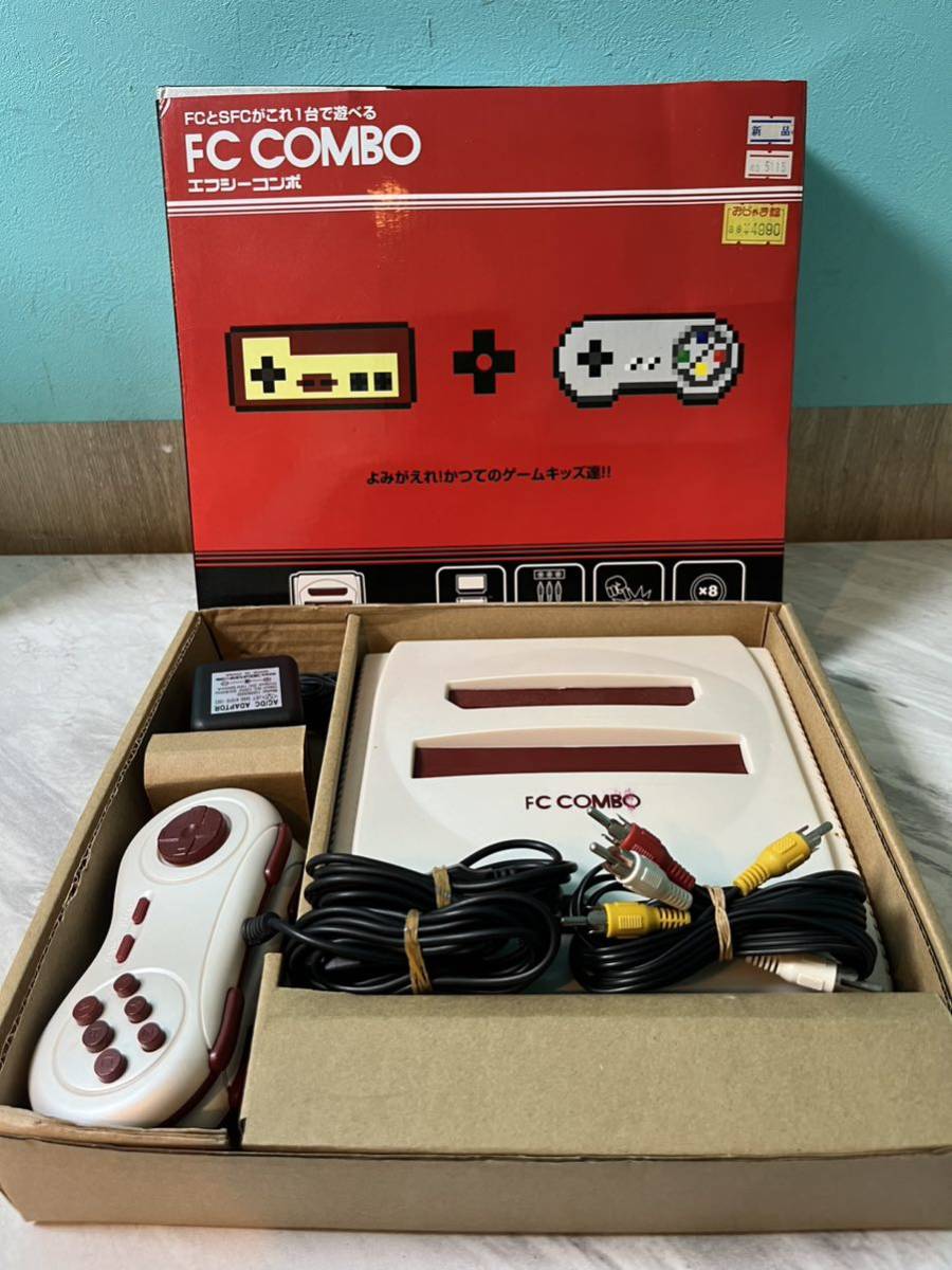 【目立った傷や汚れなし】①♪♪超美品♪♪ゲームハード FC COMBO エフシーコンボ ファミコン & スーパーファミコン互換機 CC-SFCF-WTの落札情報詳細 - Yahoo ...