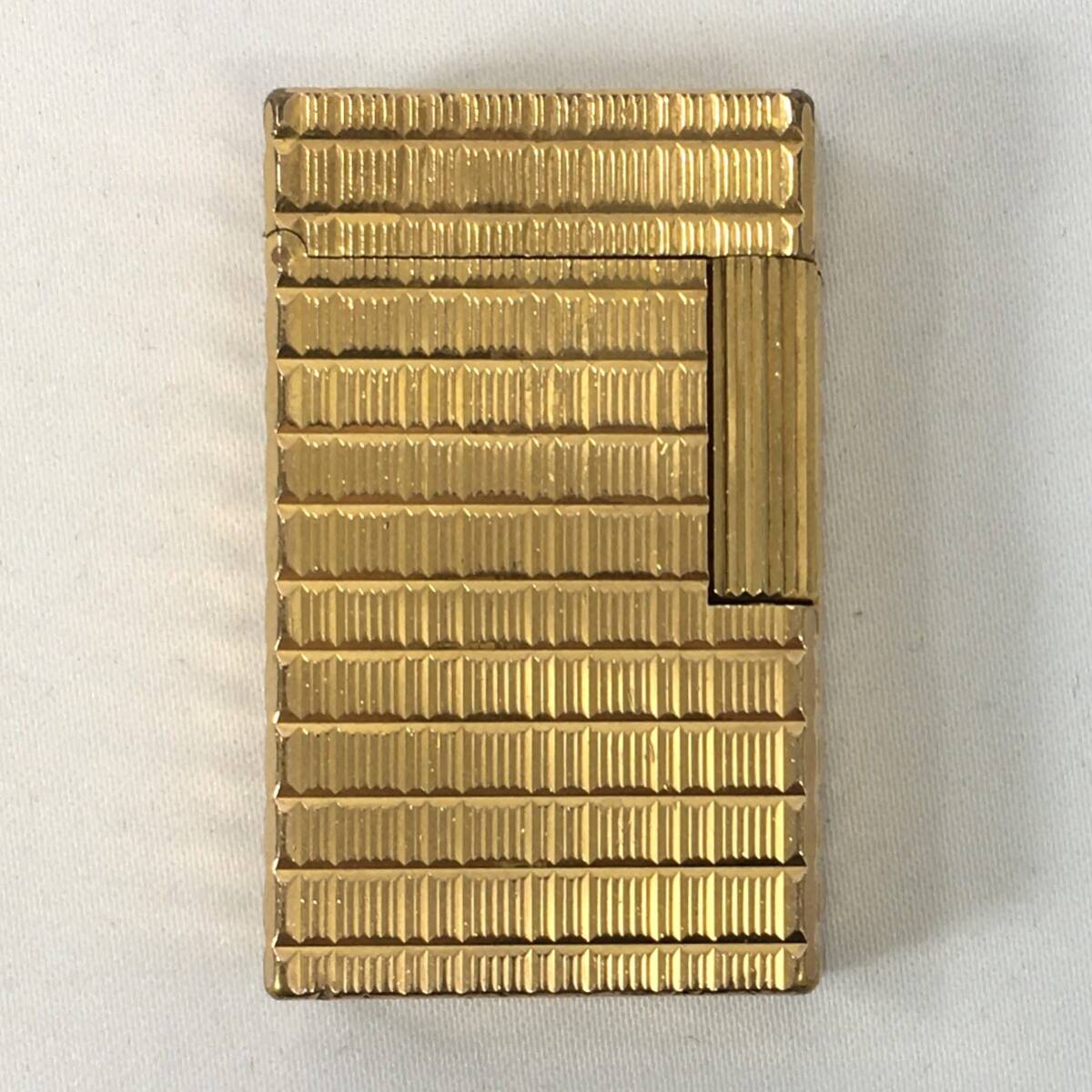 【全体的に状態が悪い】デュポン ガスライター ライン1 ゴールド 格子柄 フランス製 S.T. Dupon ジャンクの落札情報詳細 - ヤフオク落札価格検索 オークフリー