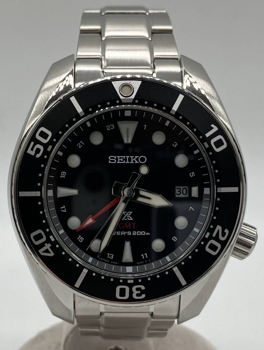 【やや傷や汚れあり】SEIKO セイコー PROSPEX プロスペックス 5K65-0AA0 SOLAR ソーラー 黒文字盤 ダイバーズ ...