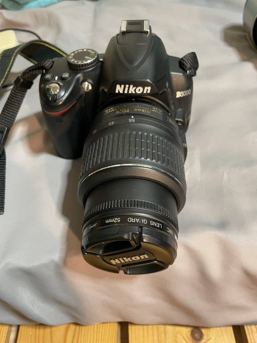 【目立った傷や汚れなし】Nikon ニコン D3000 VR 18-55 28-80 70-300 u2デジタル一眼レフの落札情報詳細 - ヤフオク落札価格検索 オークフリー