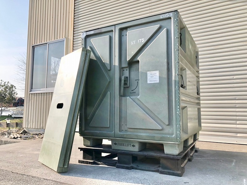 【傷や汚れあり】【米軍放出品】専用棚板付きミニコンテナ 道具箱 工具箱 サバゲー ミリタリー USMC PALCON 世田谷ベース 秘密基地 ...
